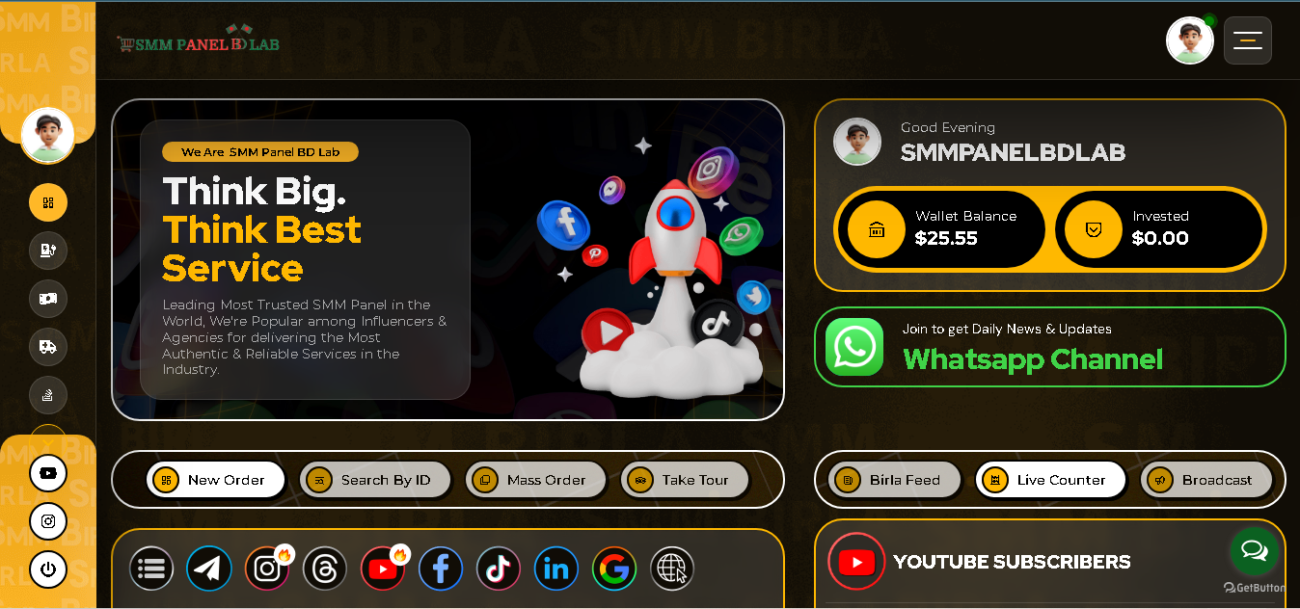 SMM BIRLA Perfect Panel Official Script - Pro Script BD