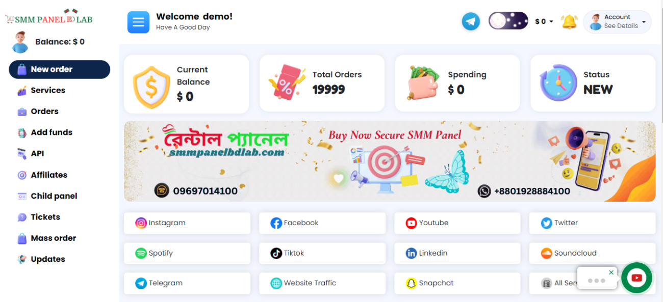 SNFollows New SMM Official Script - Pro Script BD